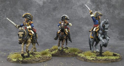 Painted Napoleonic French Generals and Marshals - Bay Area Miniatures