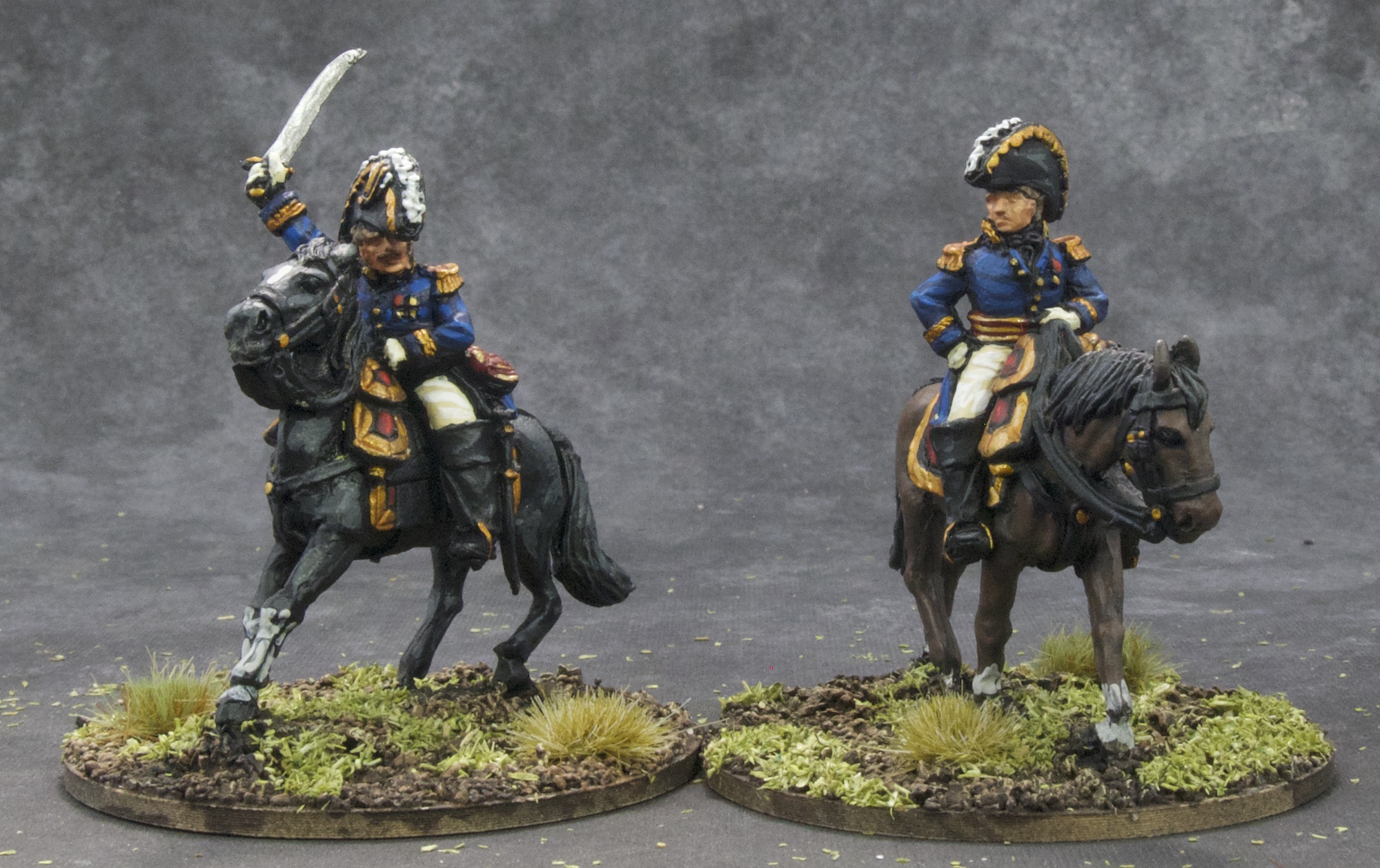 Painted Napoleonic French Generals and Marshals - Bay Area Miniatures